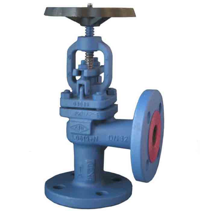 JV070054 - Ductile Iron SDNR Angle Globe Valve with Stainless Steel ...