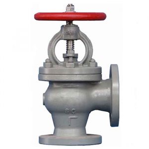 F7320 - Cast Steel JIS 10K Angle Globe Valve - Johnson Valves