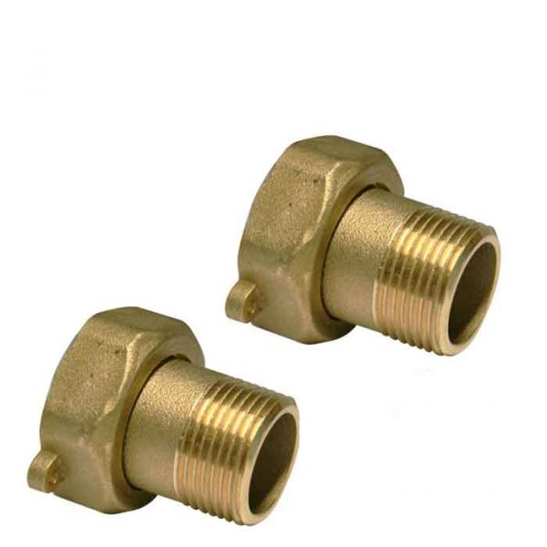 JV011002 – Brass Water Meter Unions - Johnson Valves